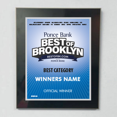 Best of Winner Customized Plaque - Best of Brooklyn